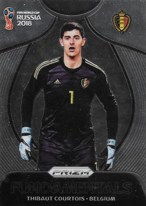 Thibaut Courtois, Fundamentals, 2018 Panini Prizm World Cup Soccer — Ja ...